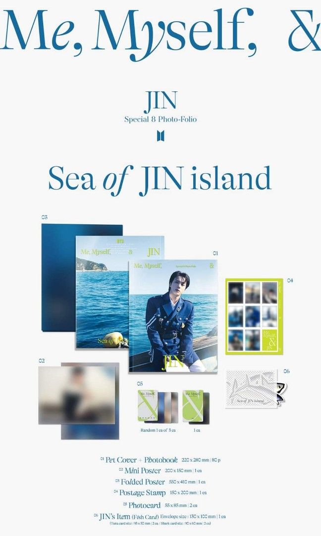 JIN (BTS) - Special 8 Photo-Folio [Me, Myself, And Jin "Sea Of JIN ...